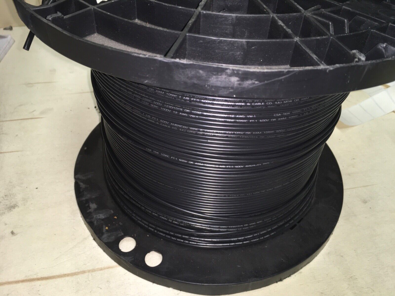 Empire wire, MTW-12G-01, 2000’ of wire on spool left, 60lbs ...