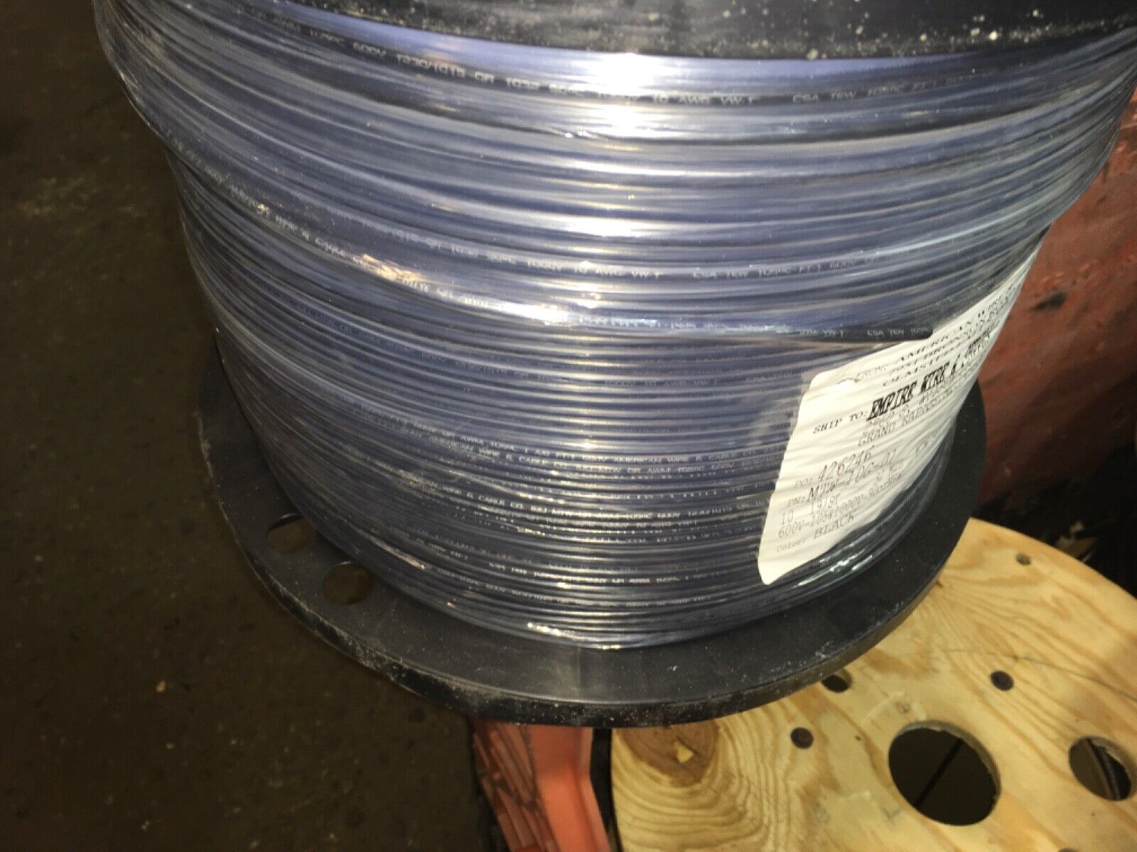 Empire wire, MTW-10-G-01, 2500’ of wire on spool, - Electrical Control ...