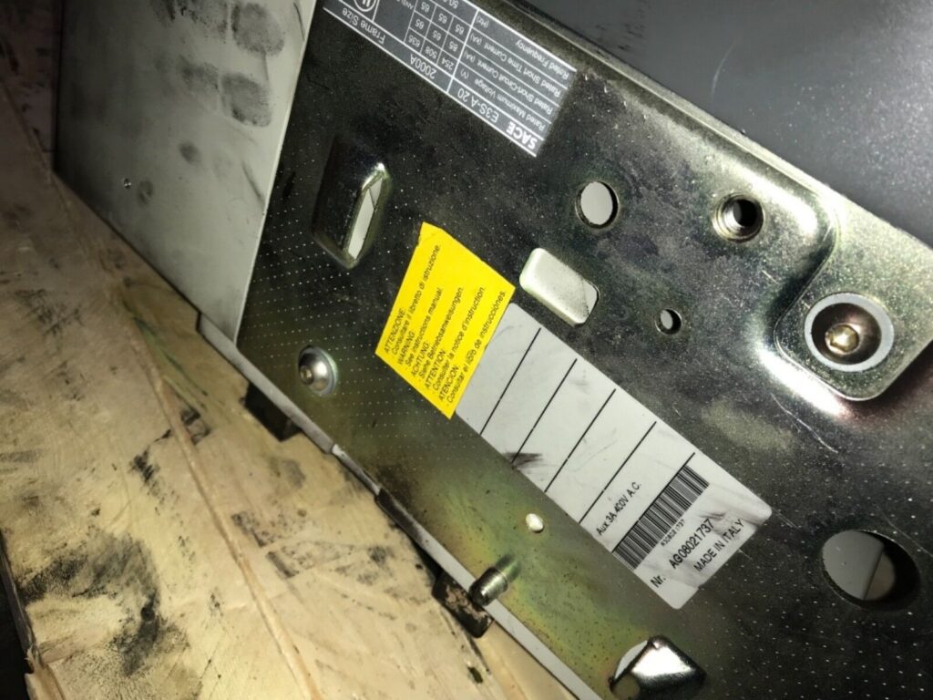 ABB Breaker, SACE #E3S-A 20, 2000A, With warranty - Breakers - Holland ...