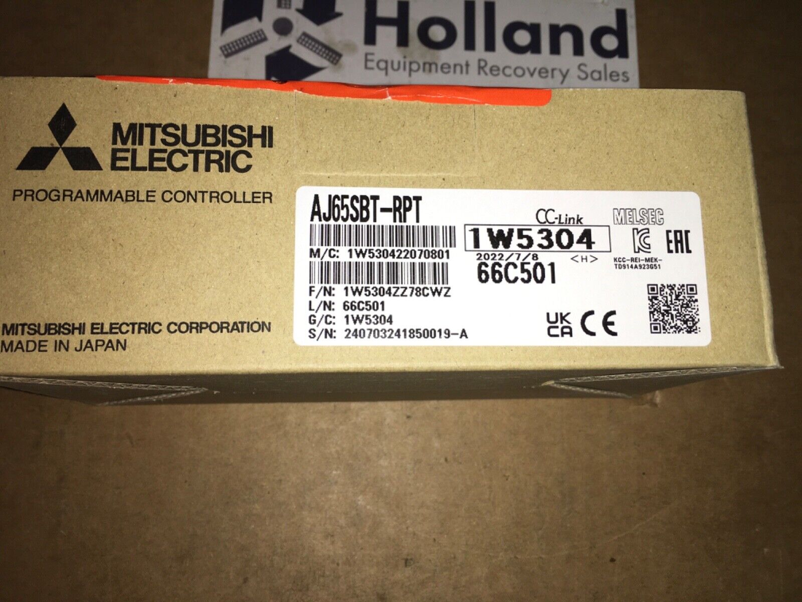 Mitsubishi Electric programmable controller, AJ65SBT-RPT, NOS, LG-220 ...
