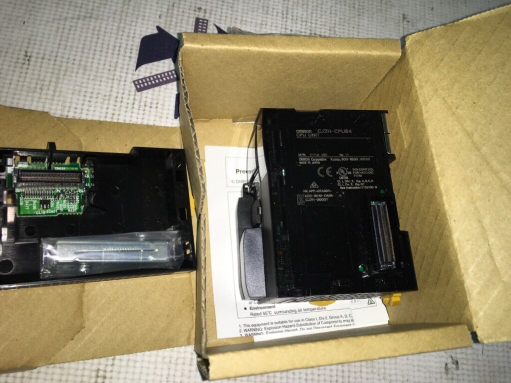 Omron programmable controller, SYSMAC, CJ2H-CPU64, NOS, LG-2108 - PLC - Holland Equipment