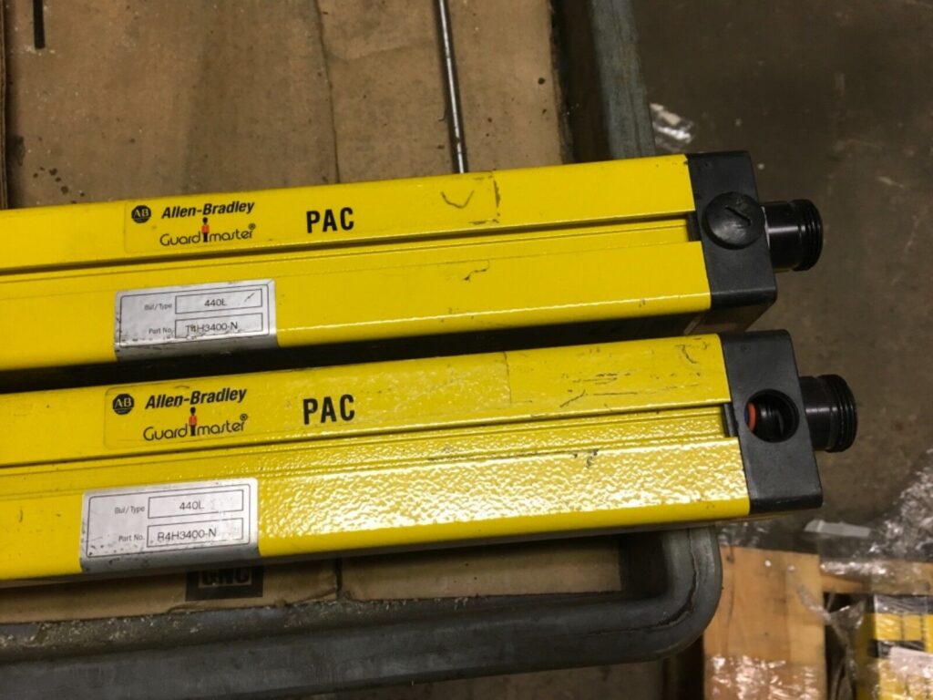 Allen Bradley safety light curtains, T4H3400-N, R4H3400-N, ADI-371 ...